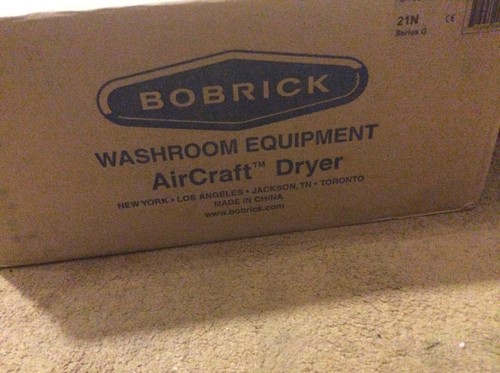 Bobrick Aircraft B750 Hand Dryer Recessed 208-240v 9-10 50/60 hz motor ...