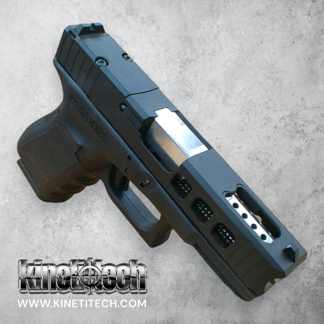 For Glock 19 19X Complete Slide GEN5 RMR Sights Lightning PORTED Polish ...