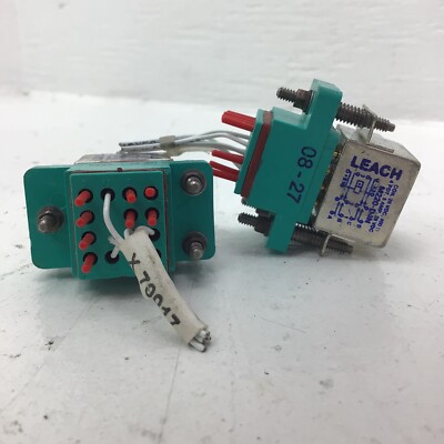 (2) Leach Relays M220-D4N *READ* | eBay