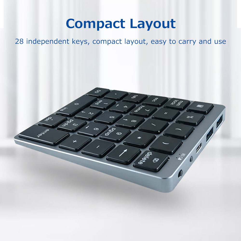 28 Keys Numeric Keyboard Financial Accounting Office Keyboard M9M9 | eBay