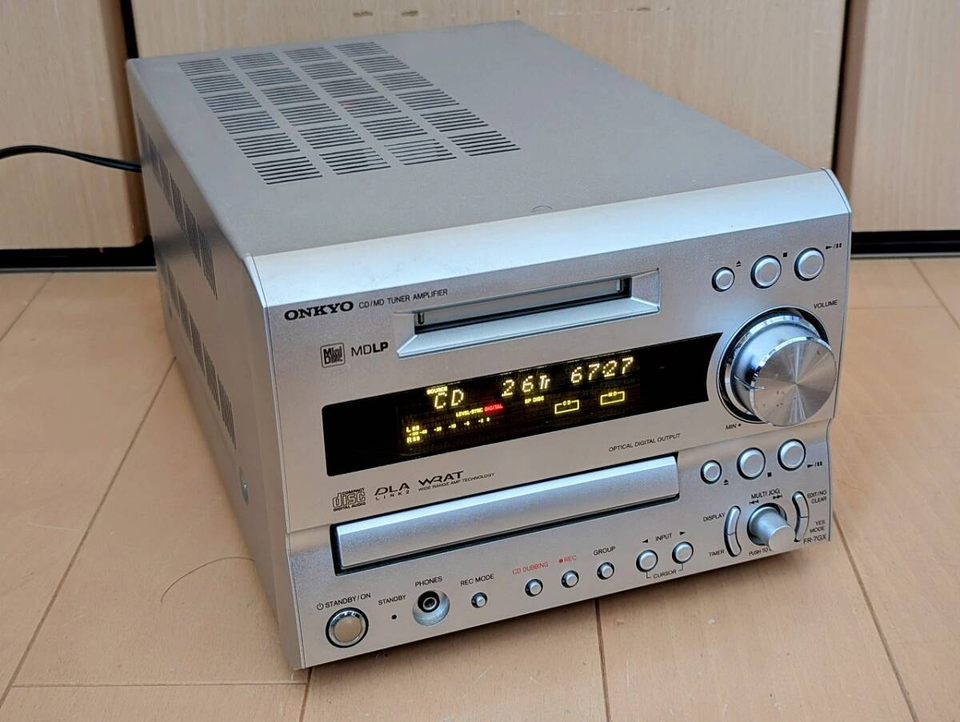 ONKYO FR-7GX CD MD MDLP Mini Stereo Component System Tested Working JP ...