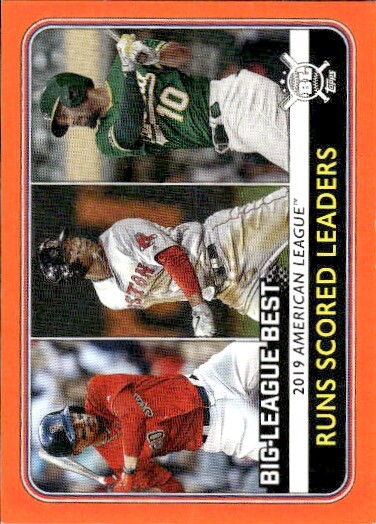 2020 Topps Big League #239 Marcus Semien / Rafael Devers / Mookie Betts ...