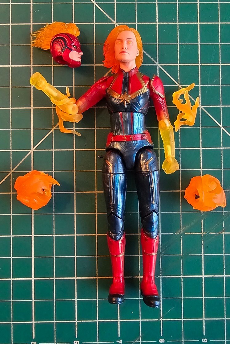 Marvel Legends MCU Captain Marvel Binary Form 2019 Walmart Exclusive 6 ...
