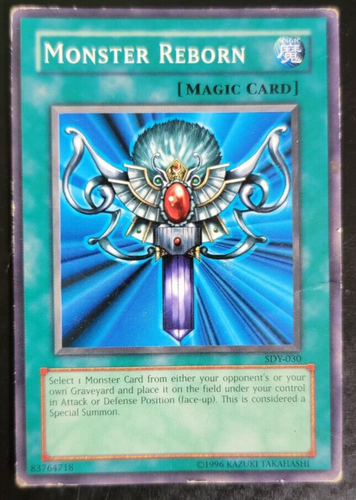 Yu-Gi-Oh - Trading Card - Spell Card - Monster Reborn - SDY-030 | eBay