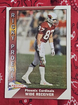 1991 Pacific 🏈 Football Card #411 Ricky Proehl WR Phoenix Cardinals | eBay