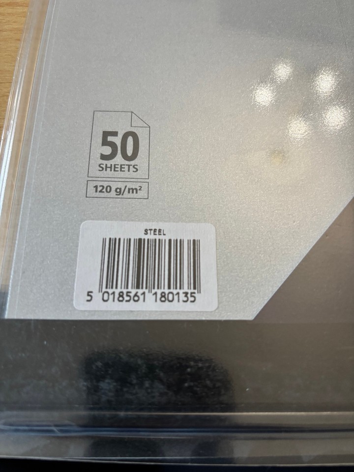 Conqueror Laser & Inkjet Printer Paper Steel 50 sheets 120gsm | eBay UK