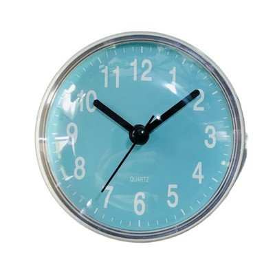 Waterproof Shower Clock Suction Cup bathroom and kitchen Clock Wall ...