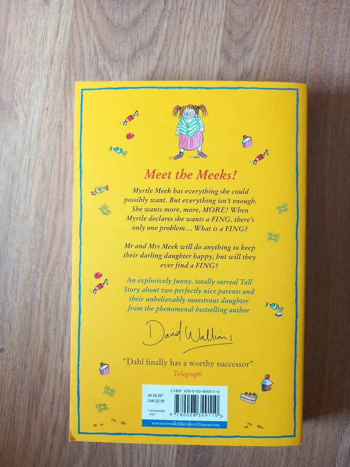 Fing by David Walliams Children's Book Paperback | eBay
