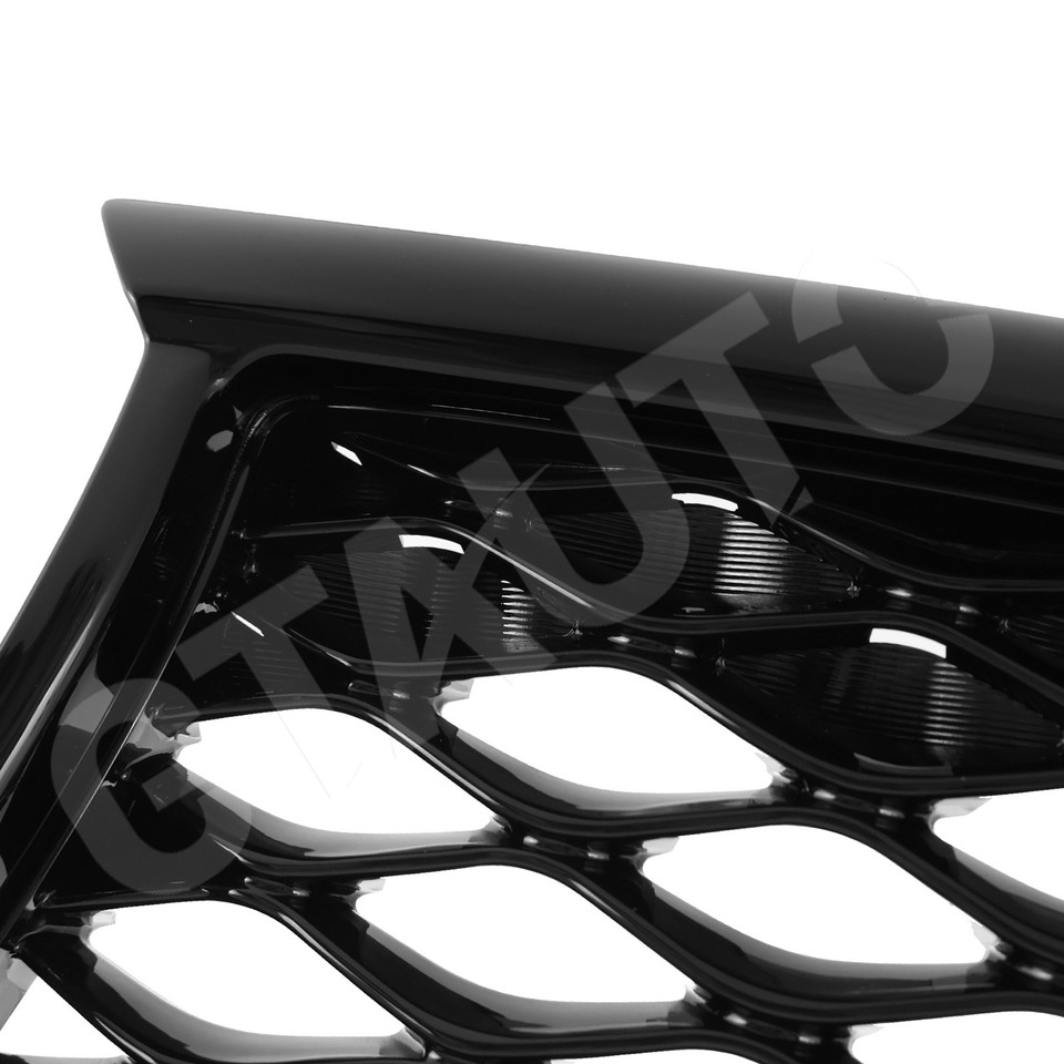 Front Bumper Grille Grill W/Camera Option Gloss Black For 2014-20 ...