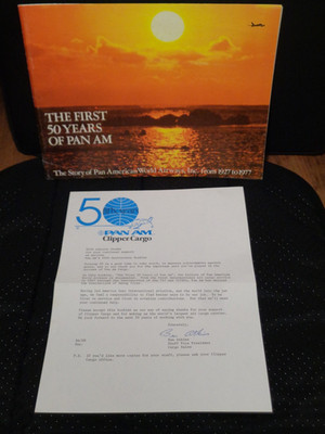 Vtg. 1927-1977 Pan American World Airways "The First 50 Years of Pan Am ...