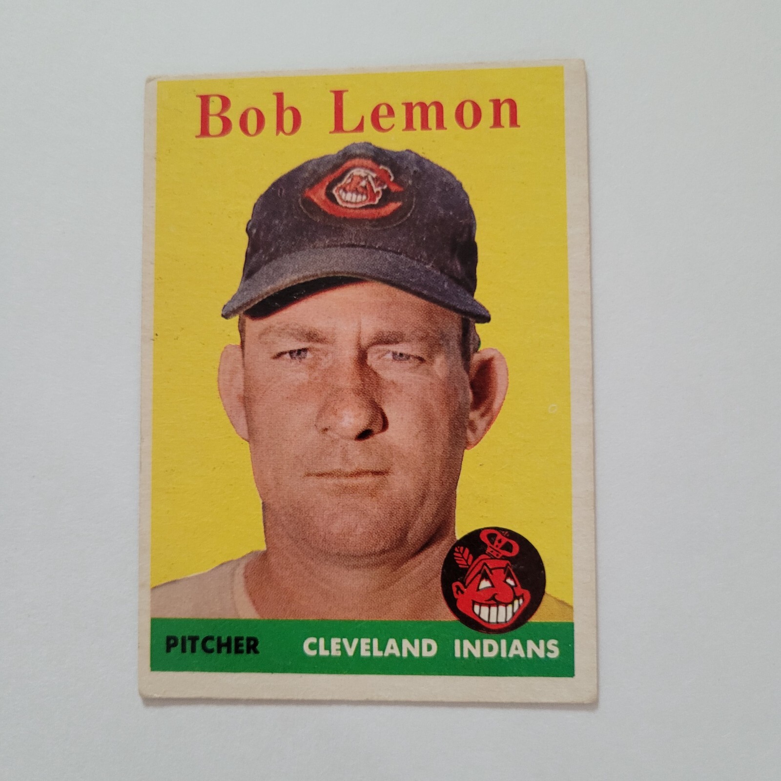1958 Topps - White Team Name #2 Bob Lemon | eBay
