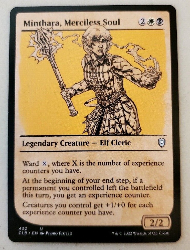 1x Minthara, Merciless Soul Showcase CLB Battle for Baldur's Gate MTG ...