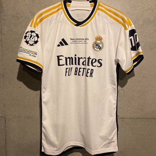 BNWT 2023 2024 MODRIC #10 REAL MADRID UCL FINAL FULL PATCH HOME JERSEY ...