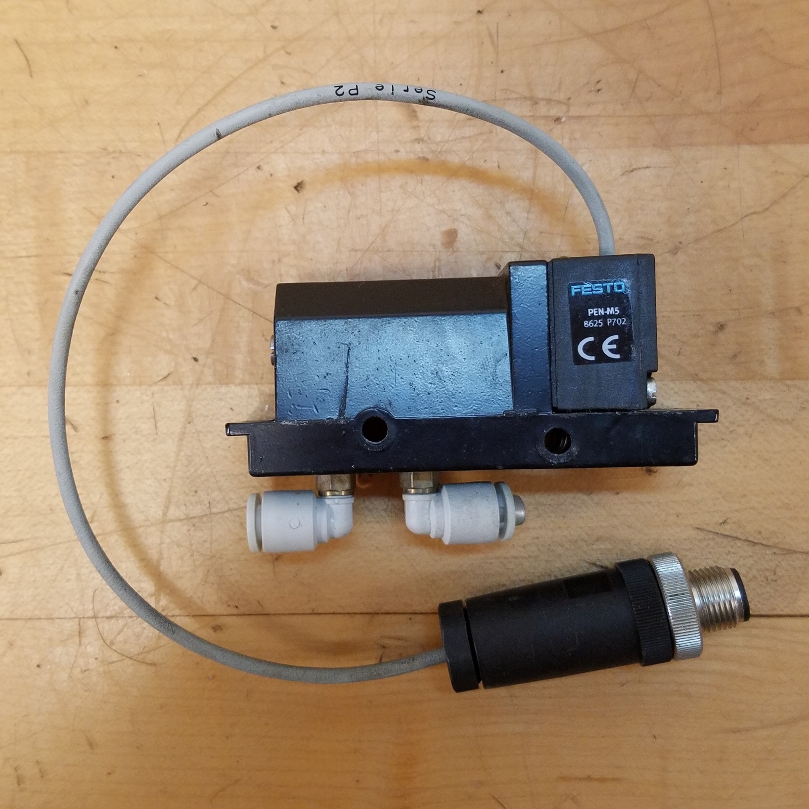 Festo PEN-M5 Pneumatic Converter, M5 Connector, 70Hz, 350MA, 12-30VDC ...