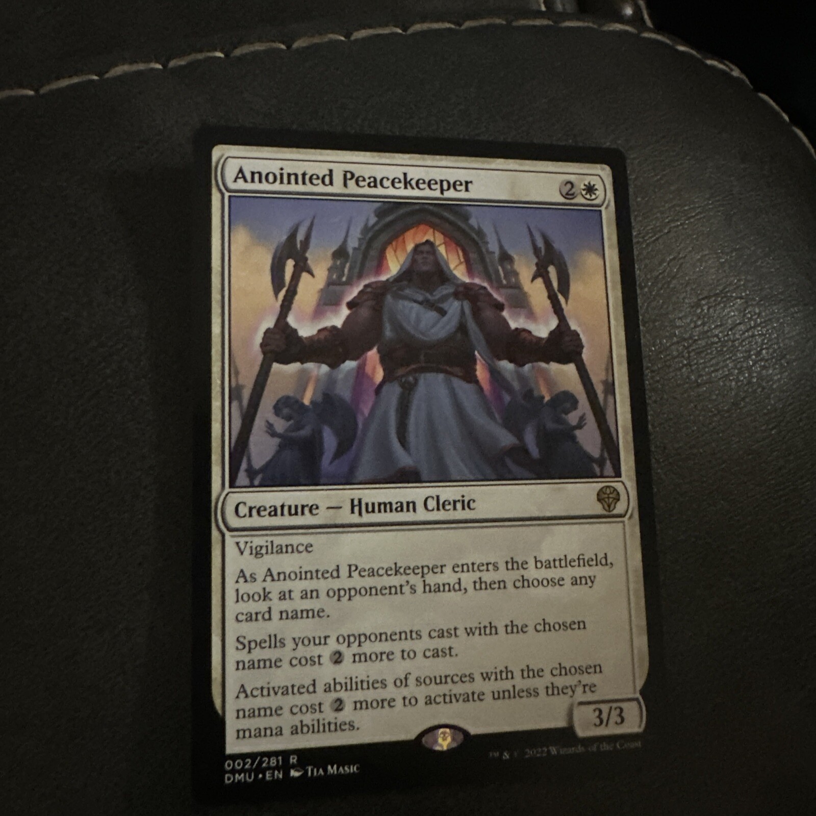 MTG Anointed Peacekeeper Dominaria United 002/281 Regular Rare for sale ...