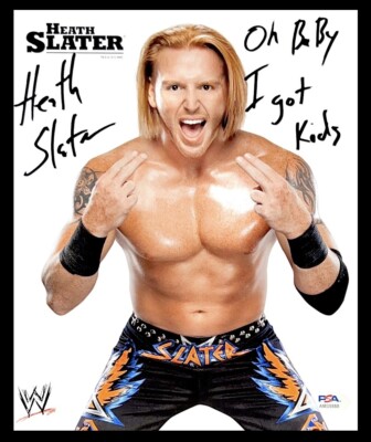 WWE HEATH SLATER HAND SIGNED AUTOGRAPHED 8X10 PROMO PHOTO WITH PROOF ...