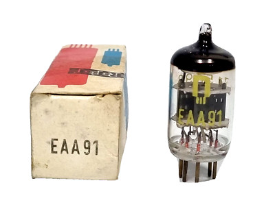 EAA91=6AL5=6H2P=D2M9=D77=6D2=6B32=CV283=AA91E=DD6 RFT DOUBLE DIODE TUBE ...