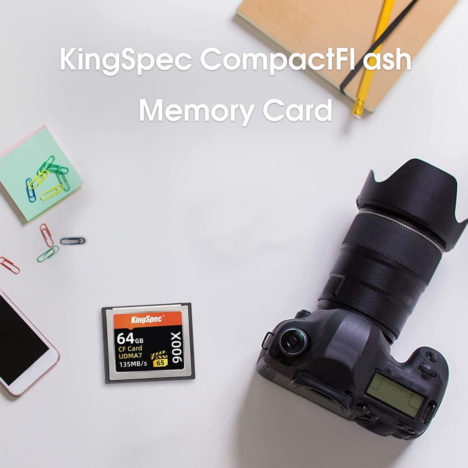 COMPACT FLASH CF CARD 64GB CANON C300 MARK III EOS R5 C500 MARK II 1D X ...