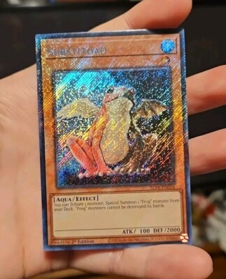 misprint foil bleed SUBSTITOAD BLTR-EN054 1ST ED NM SECRET RARE yugioh ...