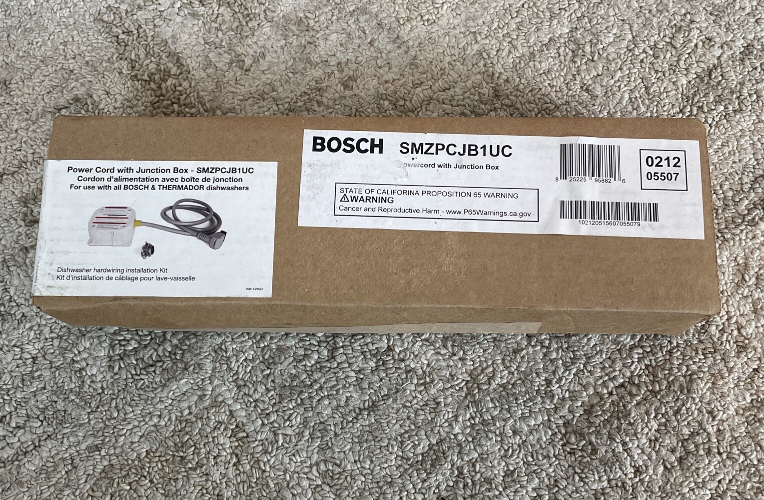 Bosch SMZPCJB1UC Dishwasher Power Supply Cable with Junction Box ...