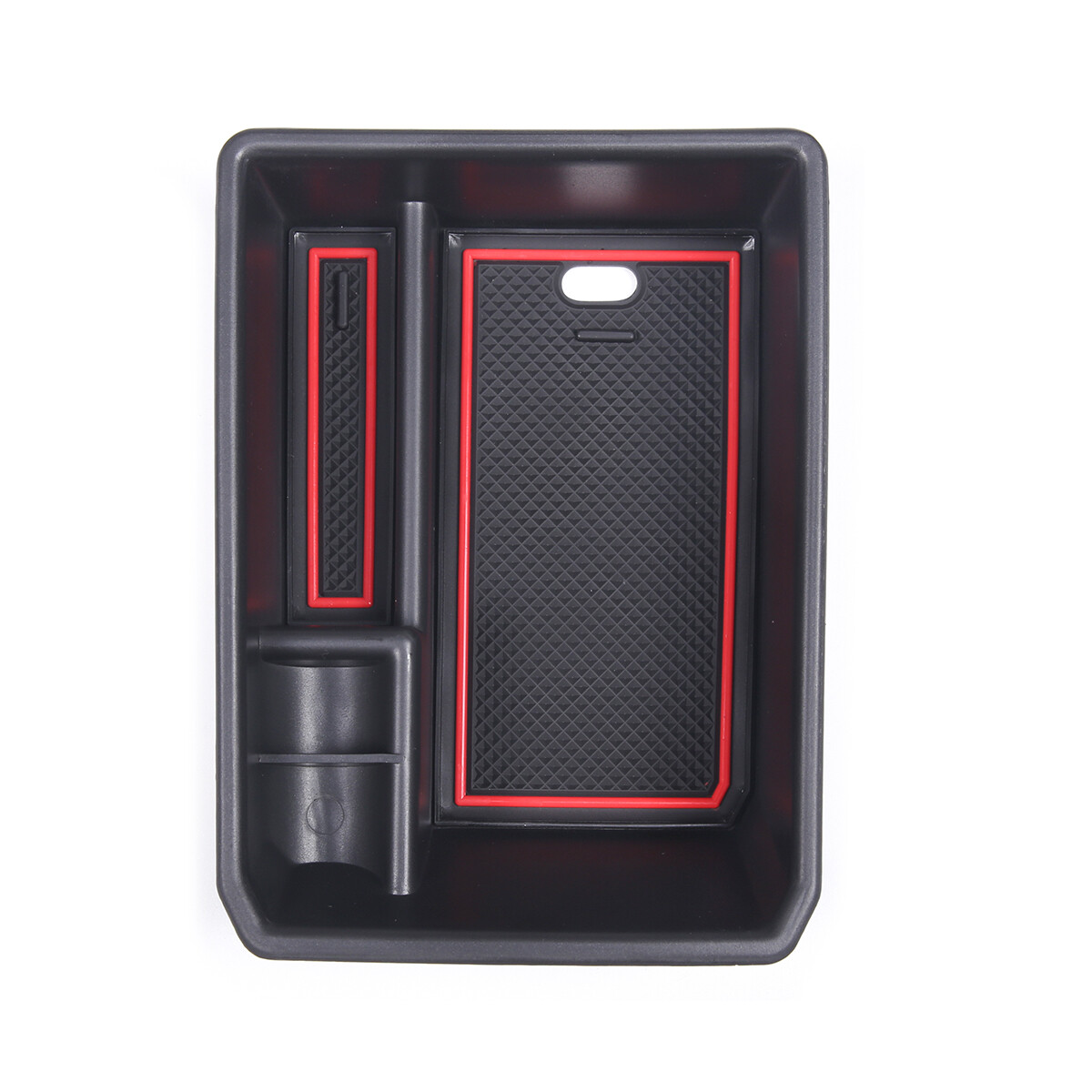 2PCS Black Center Console Armrest Storage Box Tray Fit For Audi Q4 e ...