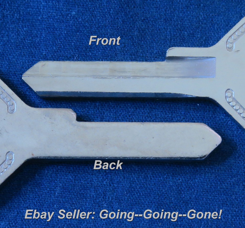 ORIGINAL HURD KEY BLANK FORD LINCOLN MERCURY 1932-1948 H5 1125H IGN ...