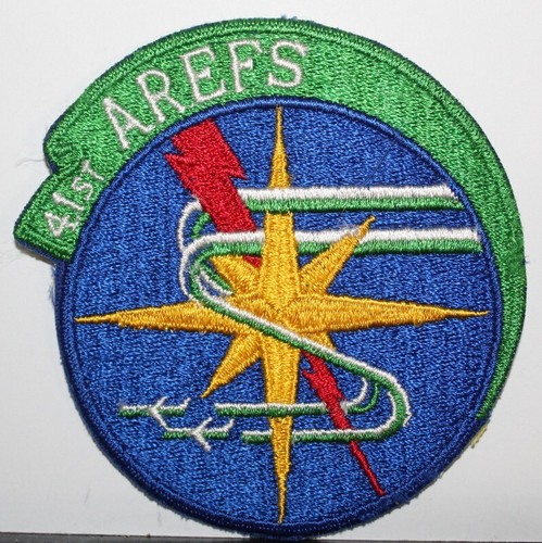 USAF Air Force 41st Air Refueling Squadron Full Colored Insignia Badge ...