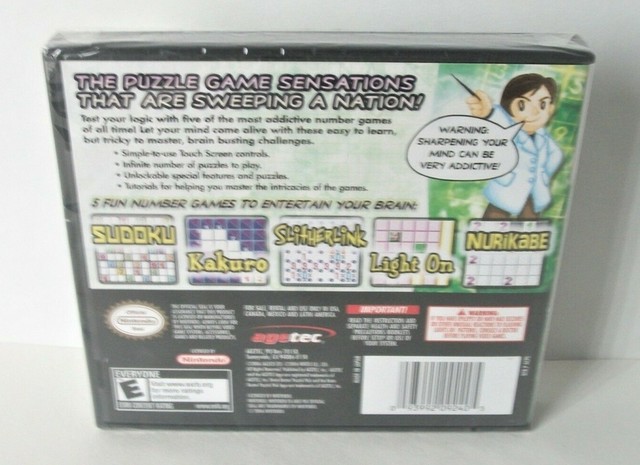 Brain Buster: Puzzle Pak (Nintendo DS, 2007) for sale online | eBay