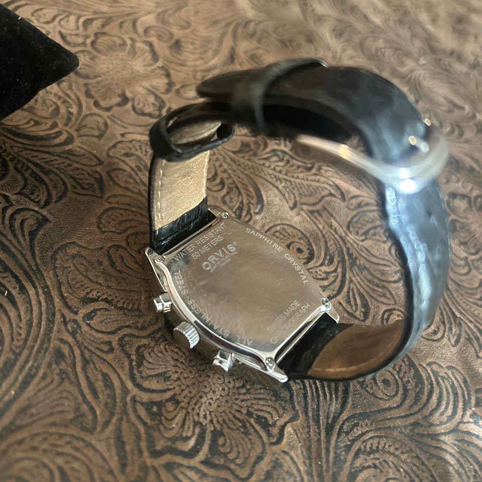 Ultra RARE,ORVIS Men's SWISS CHRONOGRAPH Watch”Sporting Traditions ...