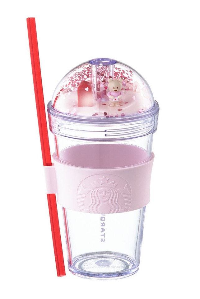 Starbucks Korea 2019 Valentine day Loveletter heart coldcup SET Heart ...