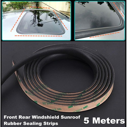 5m Seal Strip Trim For Car Front Rear Windshield Sunroof Weatherstrip ...