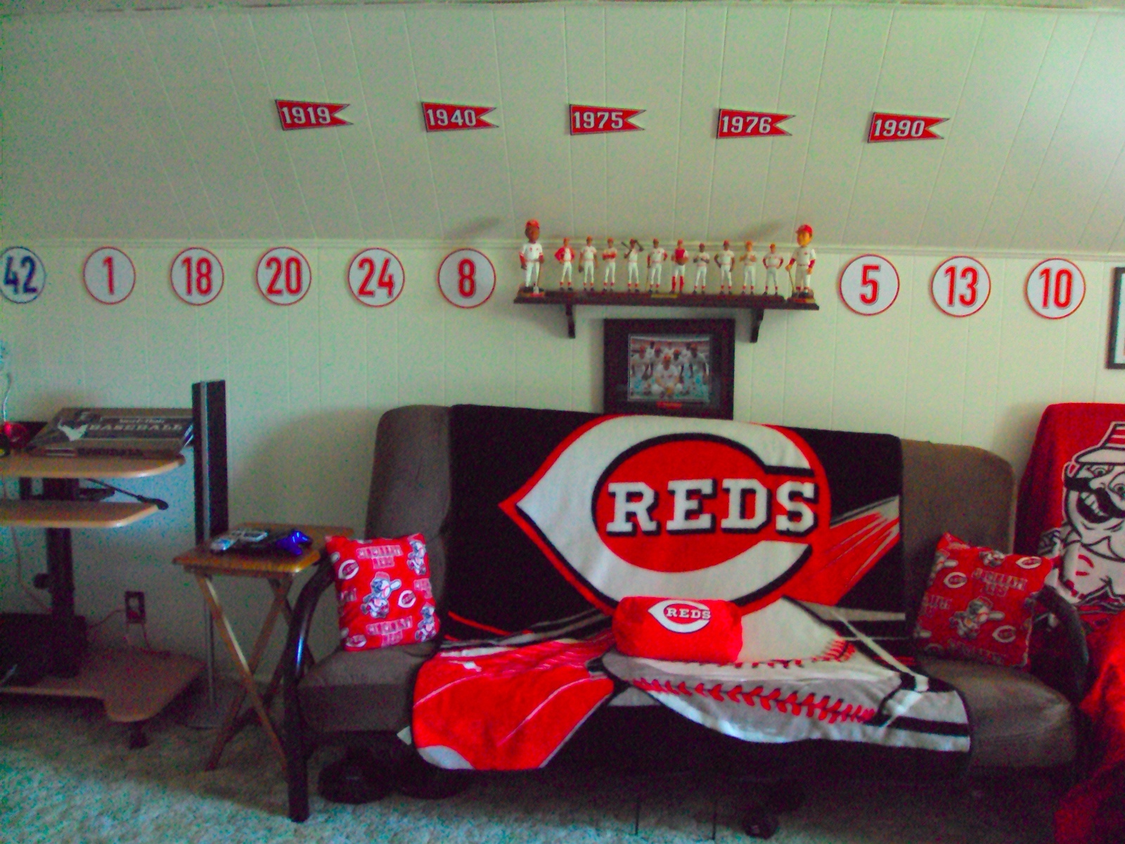 CINCINNATI REDS GREAT AMERICAN BALLPARK RETIRED NUMBERS POSTER TICKET ...