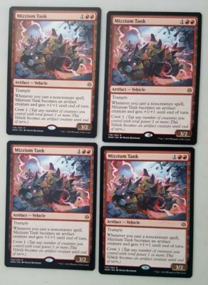 [4x] Mizzium Tank War of the Spark MTG Magic The Gathering NM | eBay