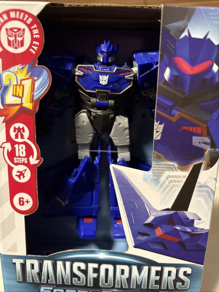 Transformers Earthspark Soundwave Deluxe Class Action Figure 2025 | eBay