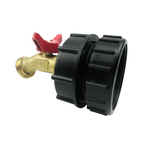 IBC Tote Fittings Fine Thread, 275-330 Gallon IBC Tote Tank Adapter 2 ...