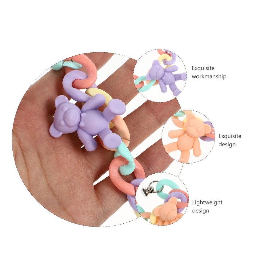 2 Pcs Cell Phone Chain Strap Mobile Lanyard Decorative Chains Acrylic ...