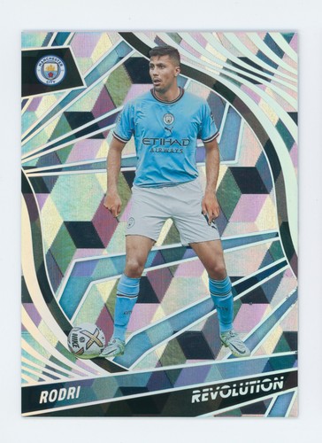 2022-23 Rodri Panini Revolution Cubic Foil Manchester City Soccer Card ...