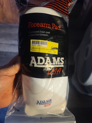Adams USA Forearm Pad #KF-13-M One Pair White Medium New | eBay