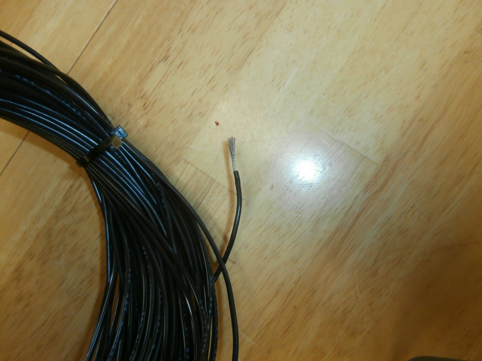 100 FT BLACK CAROL CABLE C2065 STRANDED 16AWG HOOK UP WIRE,300 VOLT ...