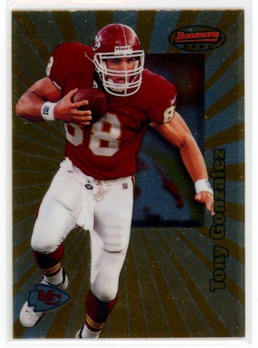 1998 Bowman's Best Tony Gonzalez Kansas City Chiefs #98 | eBay
