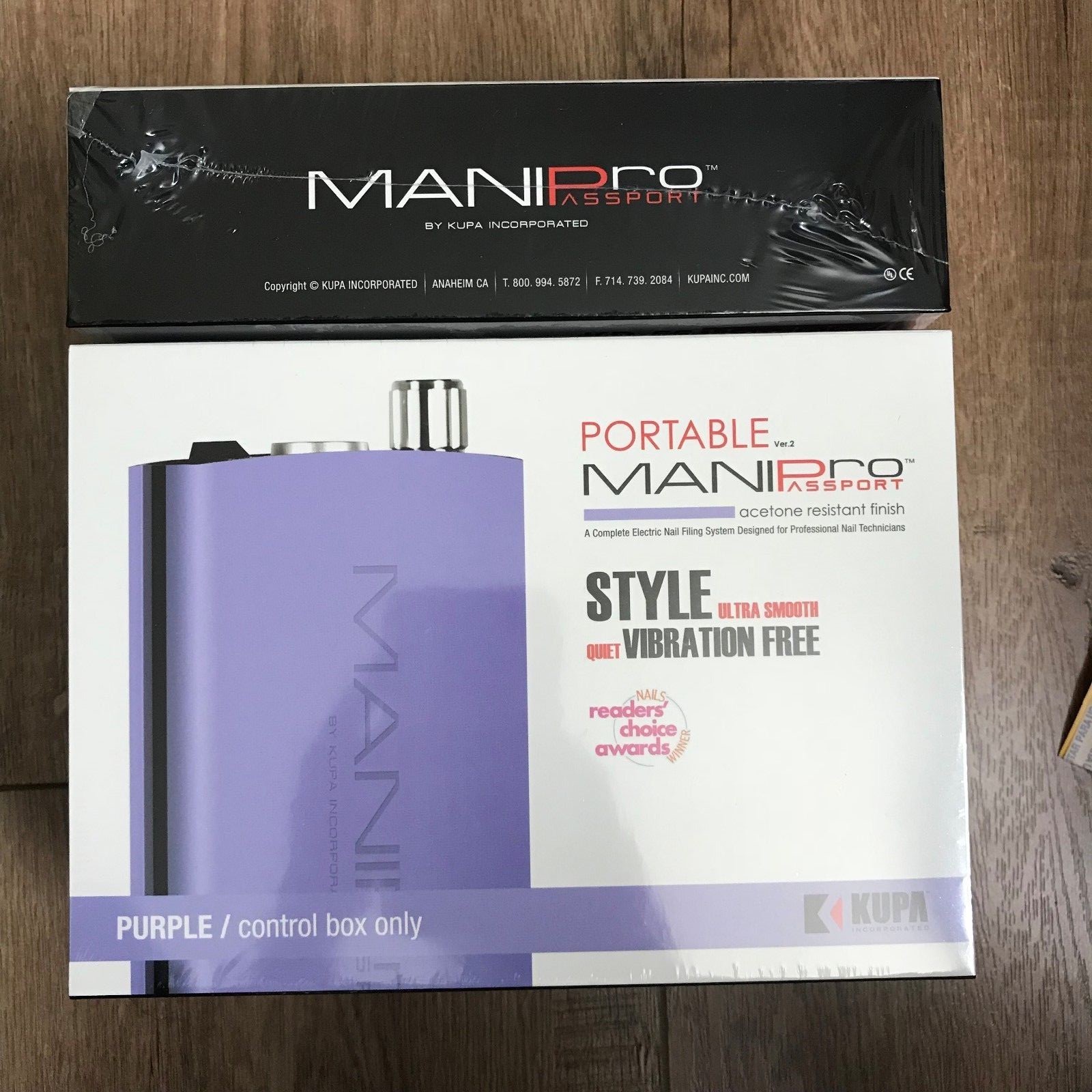 Kupa ManiPro Passport PURPLE Portable Nail File Drill 110v - 220v Mani ...