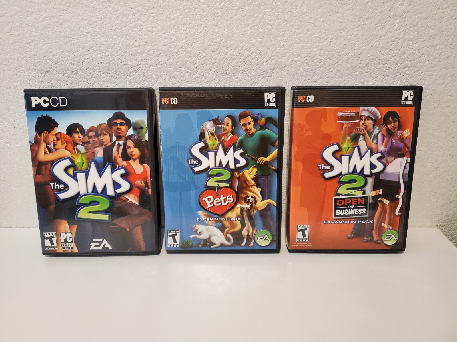 The Sims 2 Expansion Pack Lot (3) Pets And Open For Business Tested ...