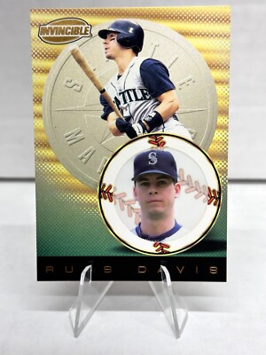 1999 Pacific Invincible Baseball Card #134 Russ Davis Seattle Mariners ...