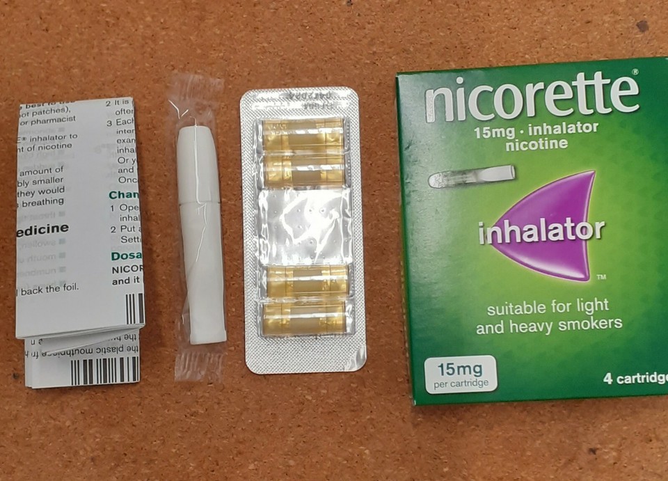 NICORETTE STARTER PACK (4x 15mg Inhalator Carts + 1 x Mouthpiece ...