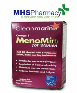 Cleanmarine Omega 3 MenoMin for Women Krill Oil Brand New Stock pack of ...