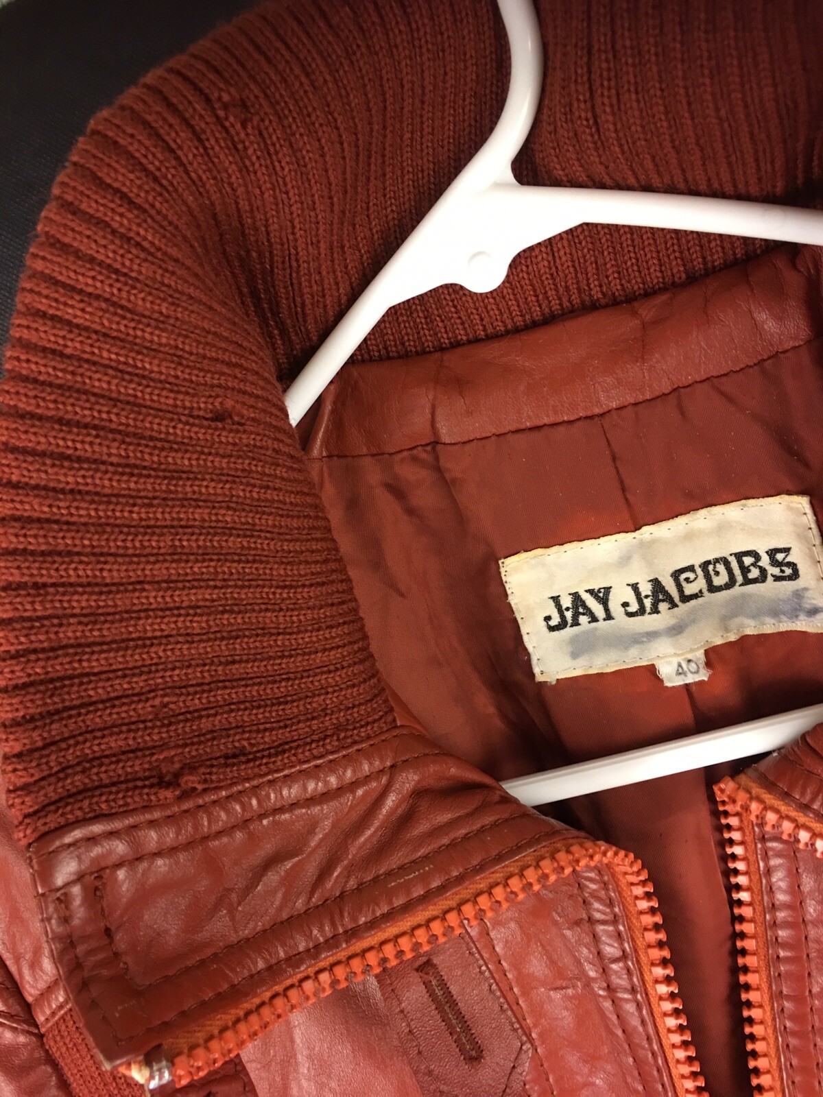 Vintage 1980s Jay Jacobs Womens Leather Jacket - Medi… - Gem