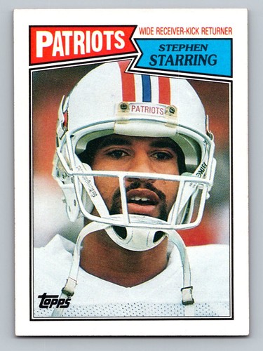 1987 Topps #103 Stephen Starring New England Patriots | eBay