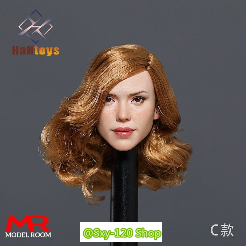 HAHTOYS H005C 1/6 Female Beauty Star Head Sculpt Carved For 12in PH TBL ...