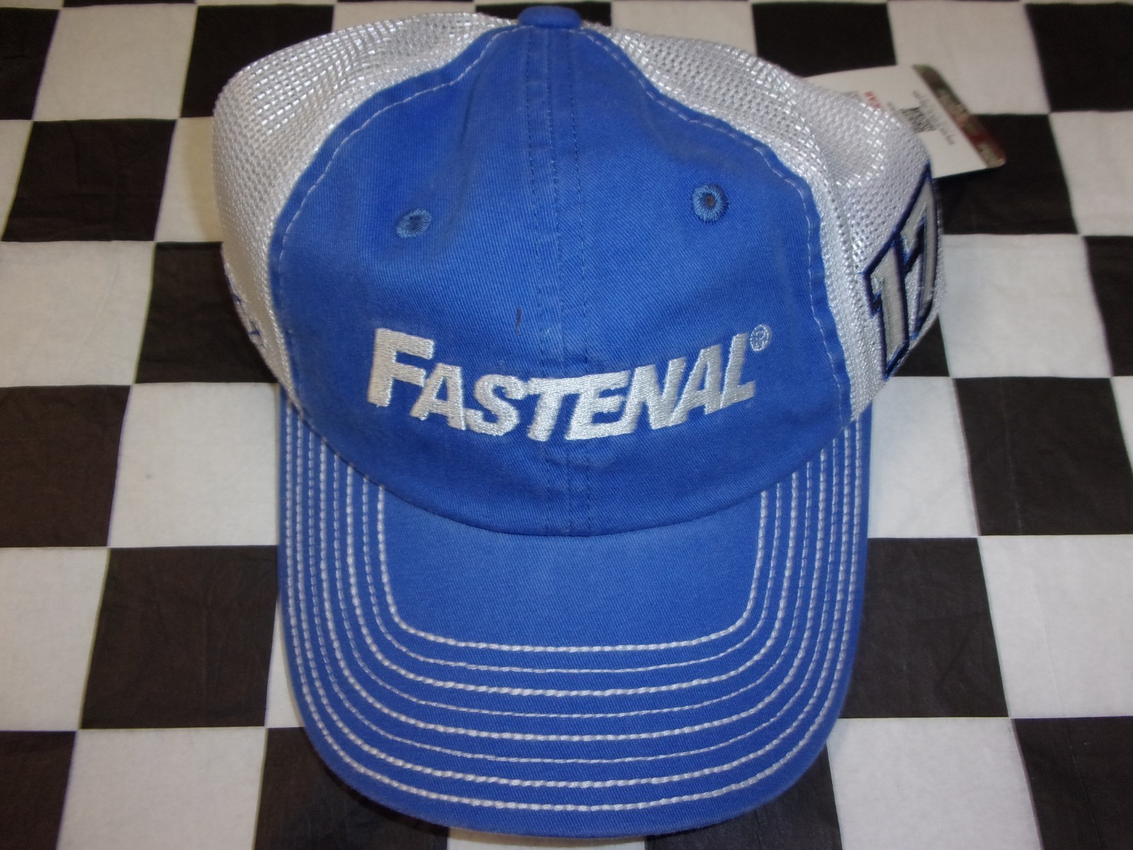 Ricky Stenhouse Jr #17 Fastenal NASCAR Ball Cap Hat NEW blue & white | eBay