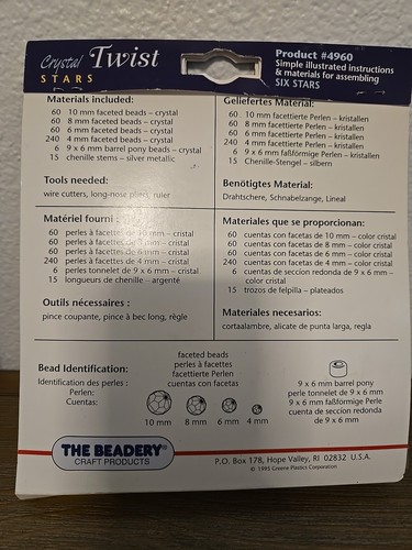 The Beadery Ornament Kits Vintage Crystal Twist New in Package | eBay